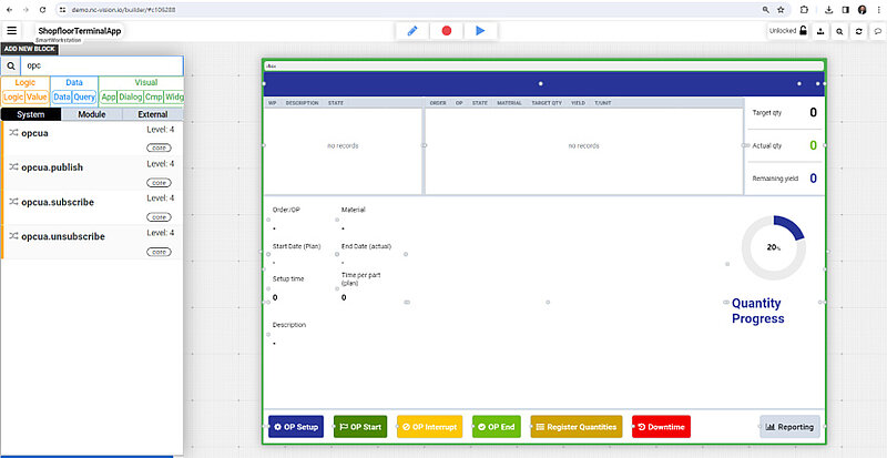 mApp | NC-Vision | True No-Code Platform for all Production Applications