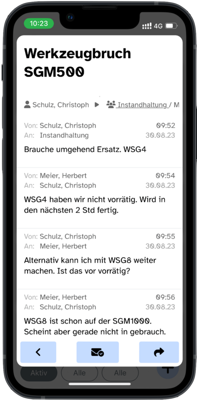 mApp | msg Systems | ChatFloor